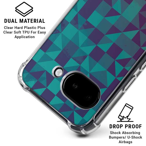 Chromatic 01 Google Pixel 9a Clear Case | Clear Phone Cases – Skinit