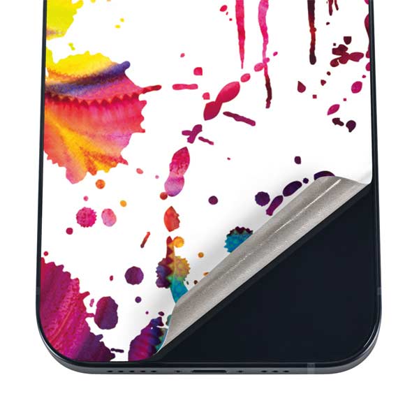 iPhone 17 Pro Chromatic Splatter White Skin | Decals | Wraps | Skinit