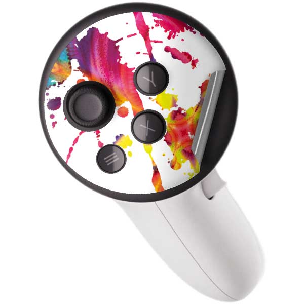 Chromatic Splatter White Meta Quest 3S Skin | Decals | Wraps | Skinit