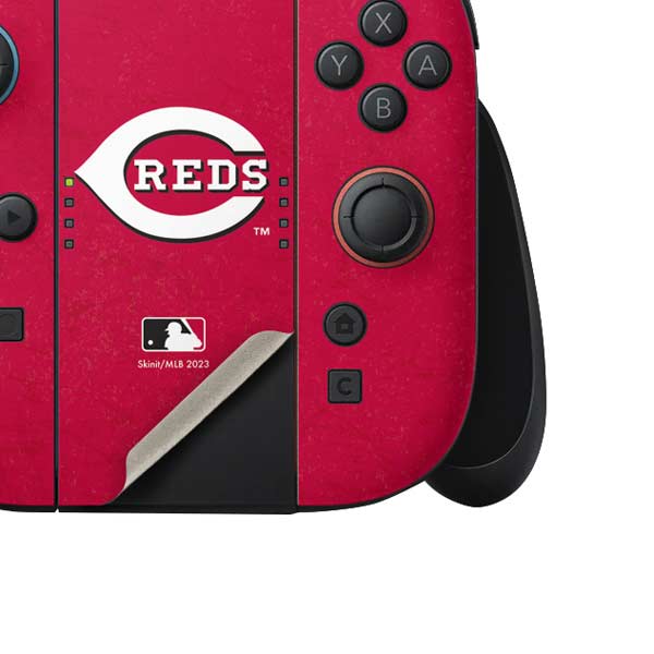 MLB Cincinnati Reds - Solid Distressed Nintendo Switch 2 (2025) Joy-Con ...