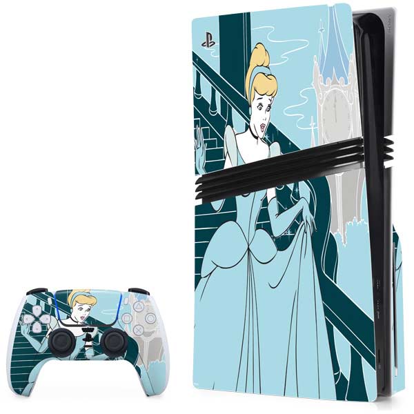 Disney Cinderella Stroke of Midnight PS5 Pro Console & Controller with ...