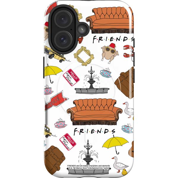 Warner Bros Classic FRIENDS Icons Apple iPhone 17 Magsafe Impact Case ...