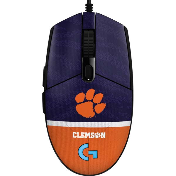 Clemson University Paw Logo G203 Prodigy RGB Wired Gaming Mouse Skin ...