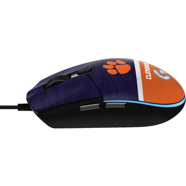 Clemson University Paw Logo G203 Prodigy RGB Wired Gaming Mouse Skin ...