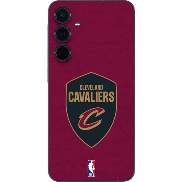 NBA Cleveland Cavaliers Distressed Galaxy A55 5G Skin| Phone Skins – Skinit