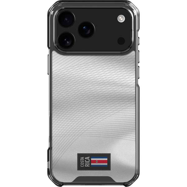 Costa Rica Soccer Flag iPhone 17 Pro Max Clear Case | Clear Phone Cases ...