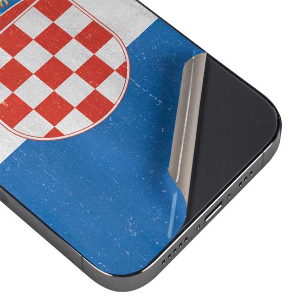 iPhone 16 Pro Croatia Flag Distressed Skin | Decals | Wraps | Skinit