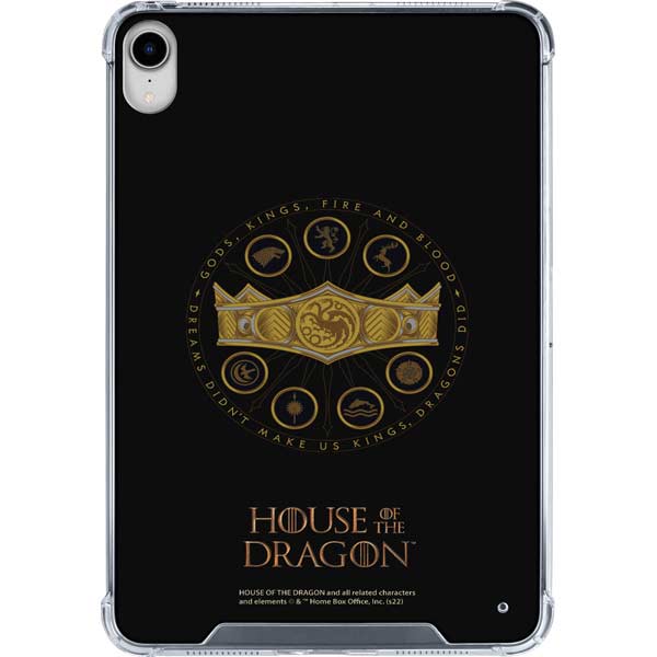 HBO House of the Dragon Crown and Sigils iPad 11th Gen (2025) Clear ...
