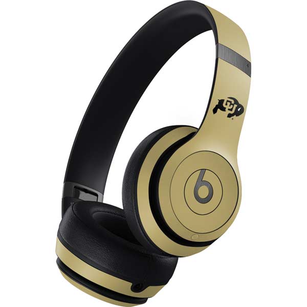 University of Colorado CU Collegiate Text Beats Solo 4 On-Ear Wireless ...