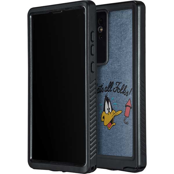 Looney Tunes Daffy Duck Thats All Folks Galaxy S24 Ultra Case ...