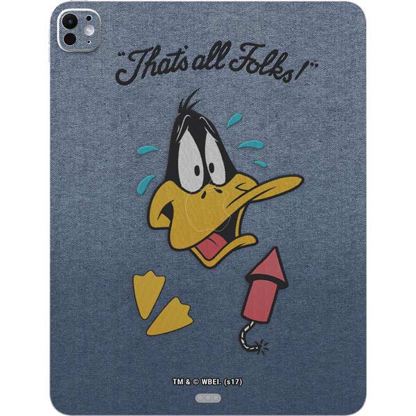 Looney Tunes Daffy Duck Thats All Folks iPad Pro 13in M4 (2024) Skin ...