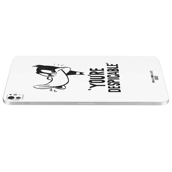 Looney Tunes Daffy Duck Youre Despicable iPad Pro 13in M4 (2024) Skin ...