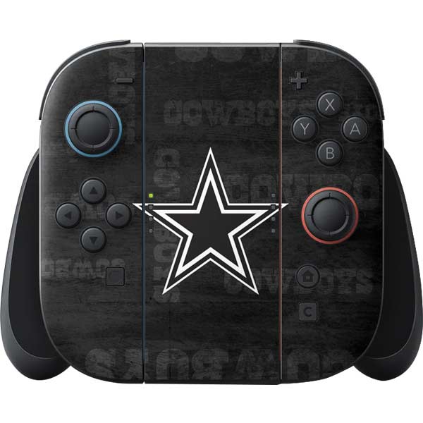 NFL Dallas Cowboys Black & White Nintendo Switch 2 (2025) Joy-Con ...