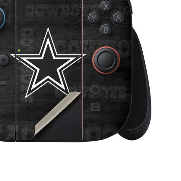 NFL Dallas Cowboys Black & White Nintendo Switch 2 (2025) Joy-Con ...