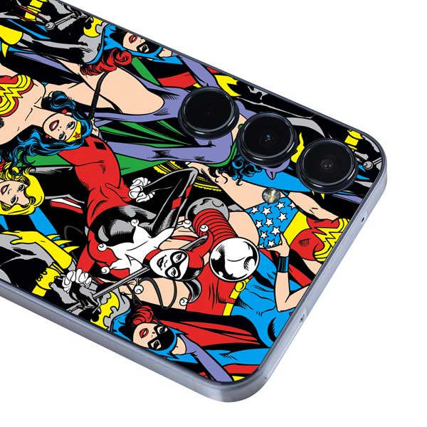 DC Comics Wonder Woman DC Bombshells Characters Pattern Galaxy A35 5G ...