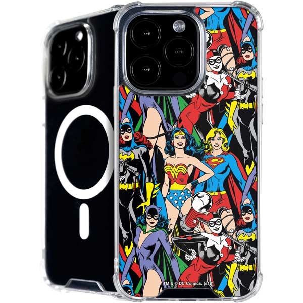 DC Comics Wonder Woman DC Bombshells Characters Pattern iPhone 16 Pro ...