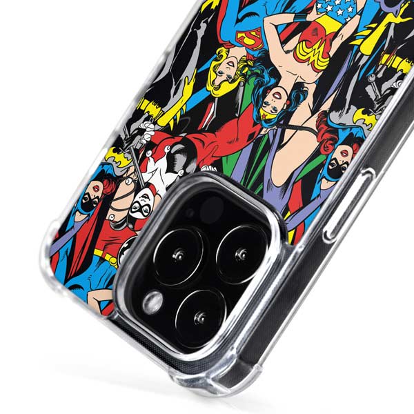 DC Comics Wonder Woman DC Bombshells Characters Pattern iPhone 16 Pro ...