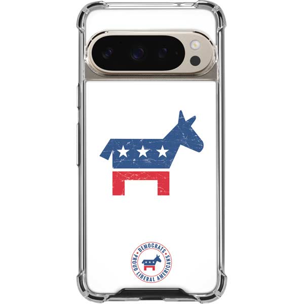 Democrat Donkey Google Pixel 9 Pro XL Clear Case | Clear Phone Cases ...