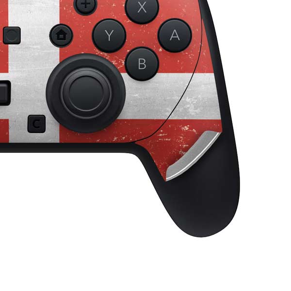 Denmark Flag Distressed Nintendo Switch 2 (2025) Pro Controller Skin ...