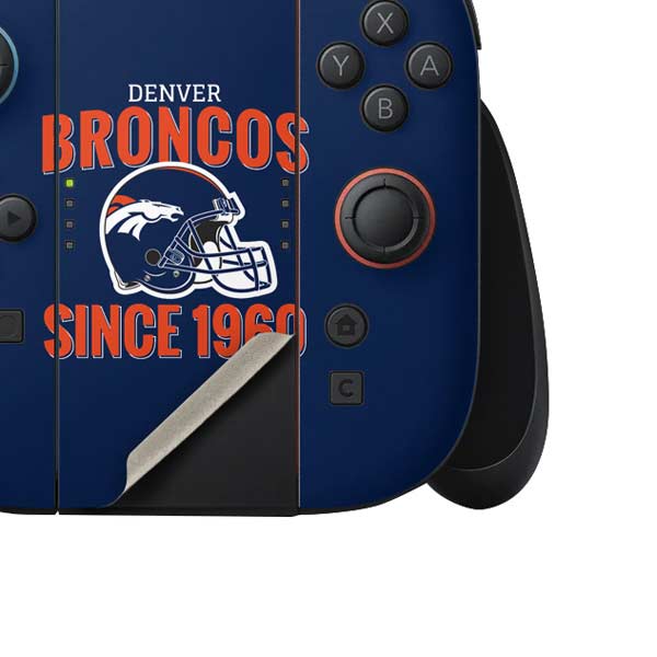NFL Denver Broncos Helmet Nintendo Switch 2 (2025) Joy-Con Controller ...