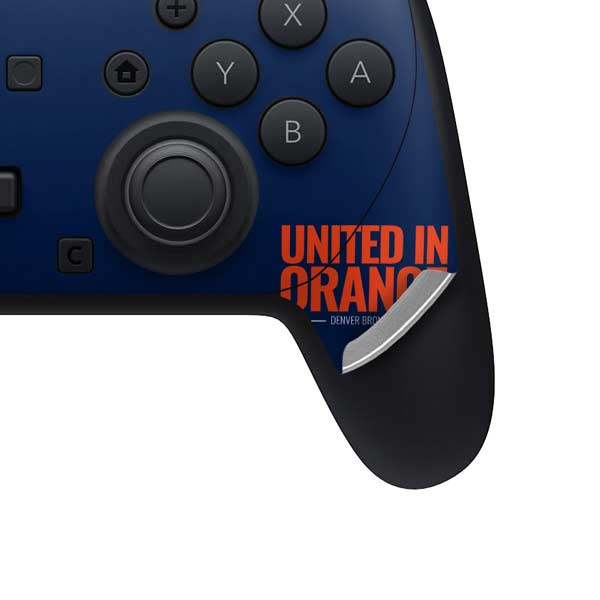 NFL Denver Broncos Team Motto Nintendo Switch 2 (2025) Pro Controller ...