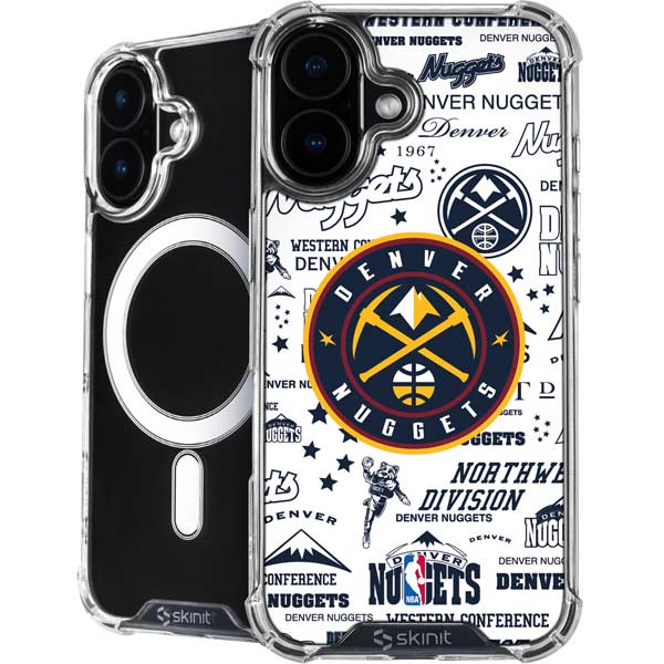 NBA Denver Nuggets Historic Blast iPhone 16 Plus MagSafe Case | Skinit