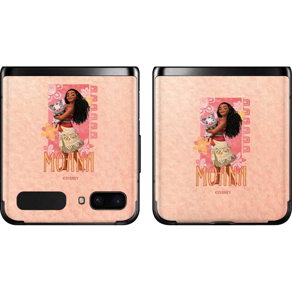 Disney Princess Moana and Pua Galaxy Z Flip Skin – Skinit
