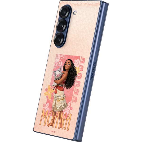 Disney Princess Moana and Pua Skin for Galaxy Z Fold6 | Skinit