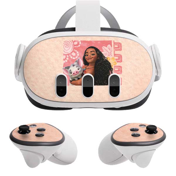 Disney Princess Moana and Pua Meta Quest 3 Skin | Decals | Wraps | Skinit