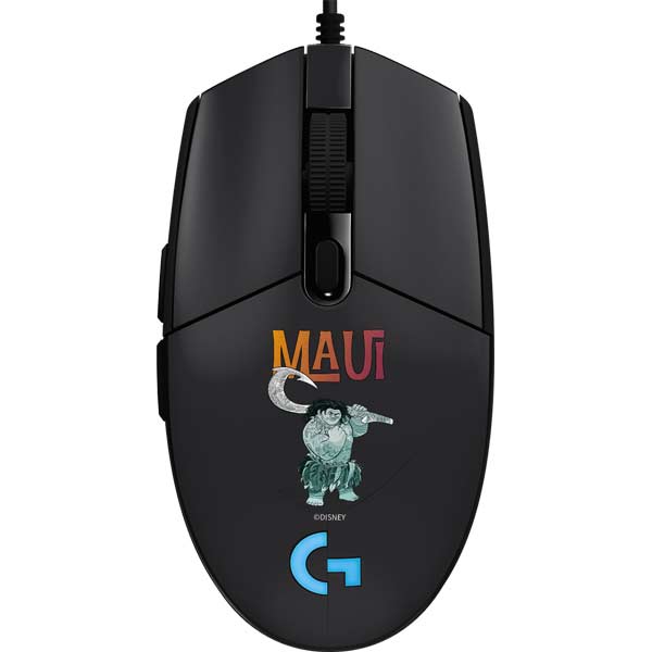 Disney Princess Moana Maui G203 Prodigy RGB Wired Gaming Mouse Skin ...