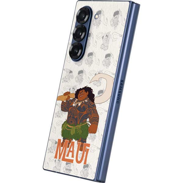 Disney Princess Moana Maui Pattern Skin for Galaxy Z Fold6 | Skinit