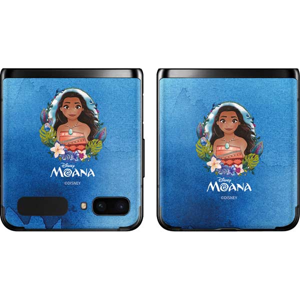 Disney Princess Moana Portrait Galaxy Z Flip Skin – Skinit