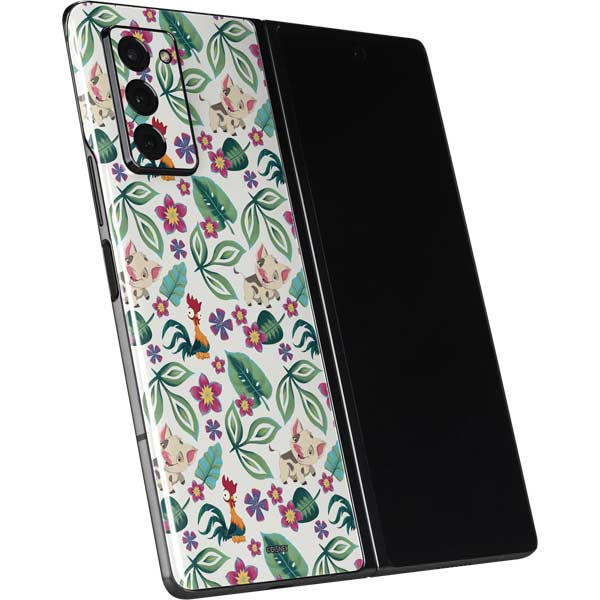 Disney Princess Moana Pua and Heihei Pattern Galaxy Z Fold2 5G Skin ...