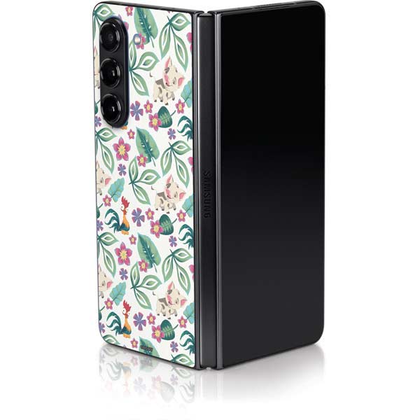 Disney Princess Moana Pua and Heihei Pattern Skin for Galaxy Z Fold5 5G ...