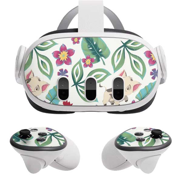 Disney Princess Moana Pua and Heihei Pattern Meta Quest 3 Skin | Decals ...