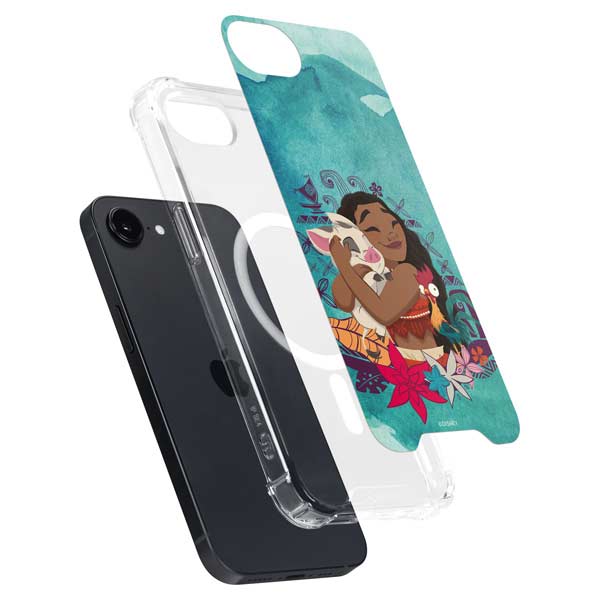 Disney Princess Moana with Pua and Heihei iPhone 16e MagSafe Case | Skinit