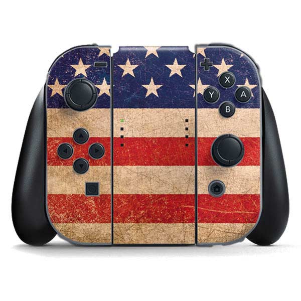 Nintendo Skins | Distressed American Flag Design | Skinit.com
