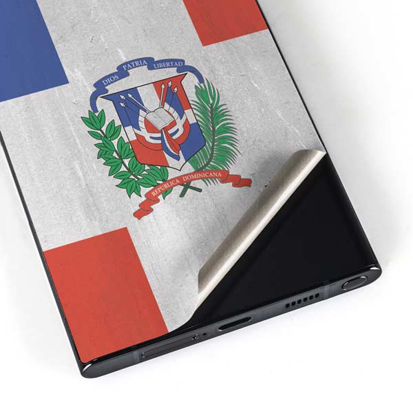 Galaxy S25 Ultra Dominican Republic Flag Faded Skin | Skinit