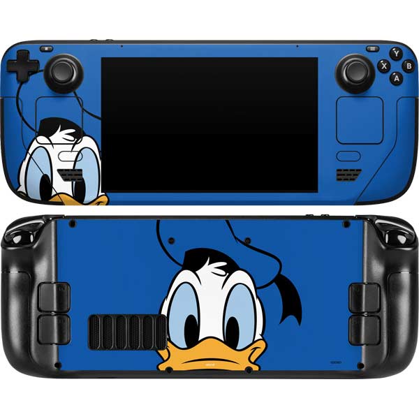 Donald Duck Up Close Steam Deck Handheld Gaming Computer Skin – Skinit