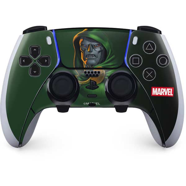 Dr. Doom Portrait PS5 DualSense Edge Pro Controller Skin – Skinit