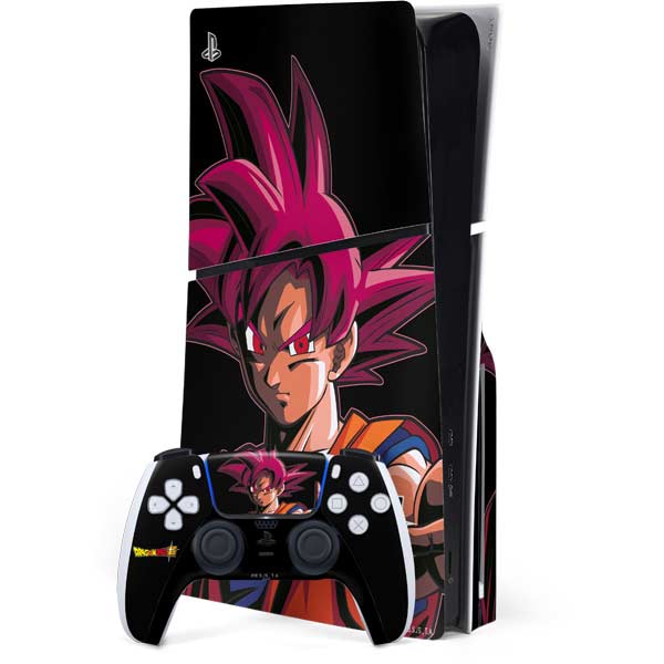 Dragon Ball Super Goku Portrait Super Sayan 4 Skin for PS5 Slim Disk ...