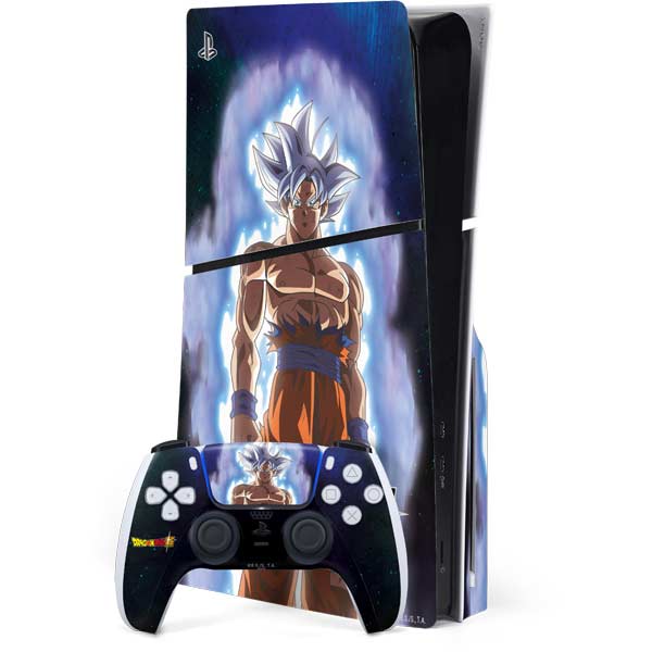 Dragon Ball Super Goku Ultra Instinct Skin for PS5 Slim Disk Bundle ...