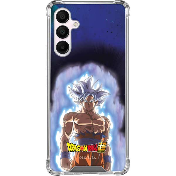 Galaxy A16 5G Dragon Ball Super Goku Ultra Instinct Clear Case | Skinit