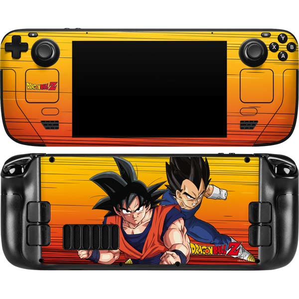 Dragon Ball Z Goku & Vegeta Steam Deck Handheld Gaming Computer Skin ...