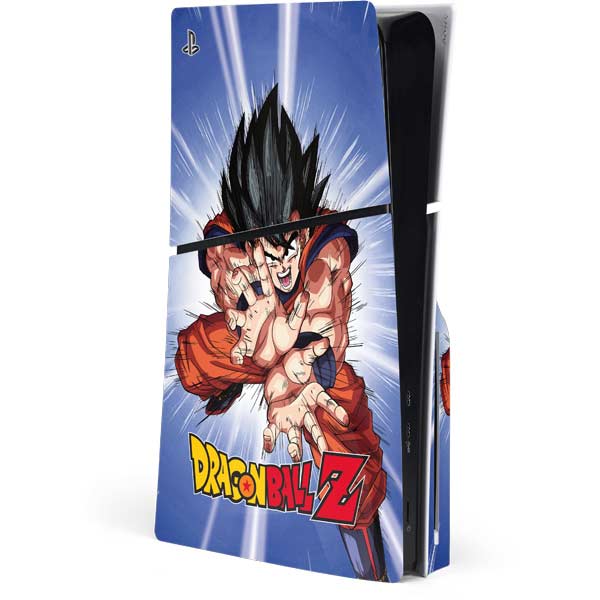 Dragon Ball Z Goku Kamehameha Blast Skin for PS5 Slim Disk Console - Skinit