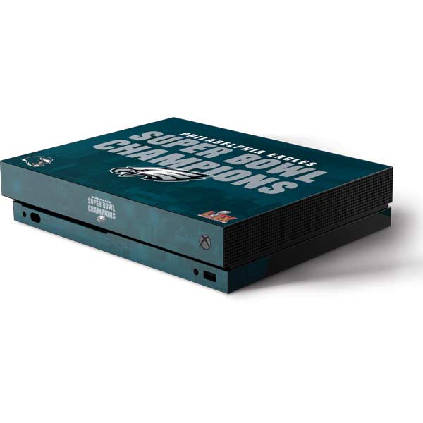 NFL Philadelphia Eagles Super Bowl LIX Champions Xbox One X Console Sk ...
