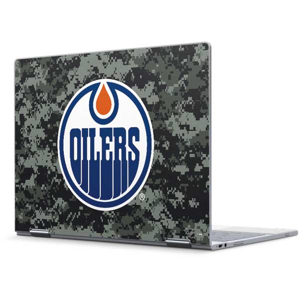 Edmonton Oilers Camo Pixelbook Skin | NHL – Skinit