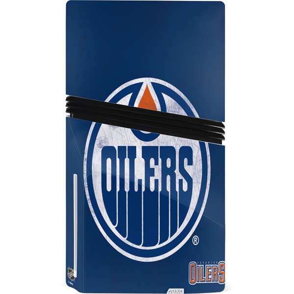 NHL Edmonton Oilers Distressed Skin for PS5 Pro Console with Disk Drive ...