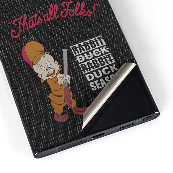 Galaxy S25 Ultra Looney Tunes Elmer Fudd Thats All Folks Skin | Skinit