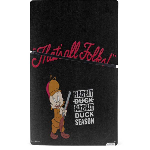 Looney Tunes Elmer Fudd Thats All Folks Skin for PS5 Slim Digital ...
